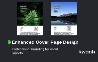 Enhanced Cover Page Customization for PDF Reports